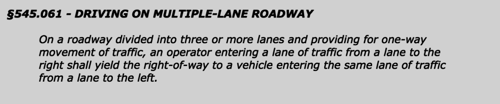 Changing Lanes: Who Has the Right-of-Way? - Aceable